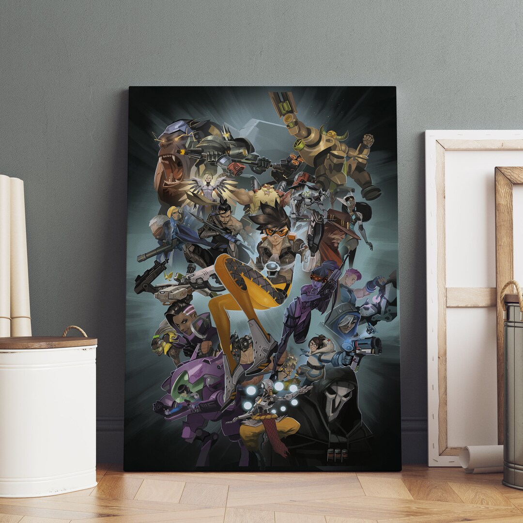 Overwatch Poster Widowmaker Wall Art Premium Canvas Print - Etsy