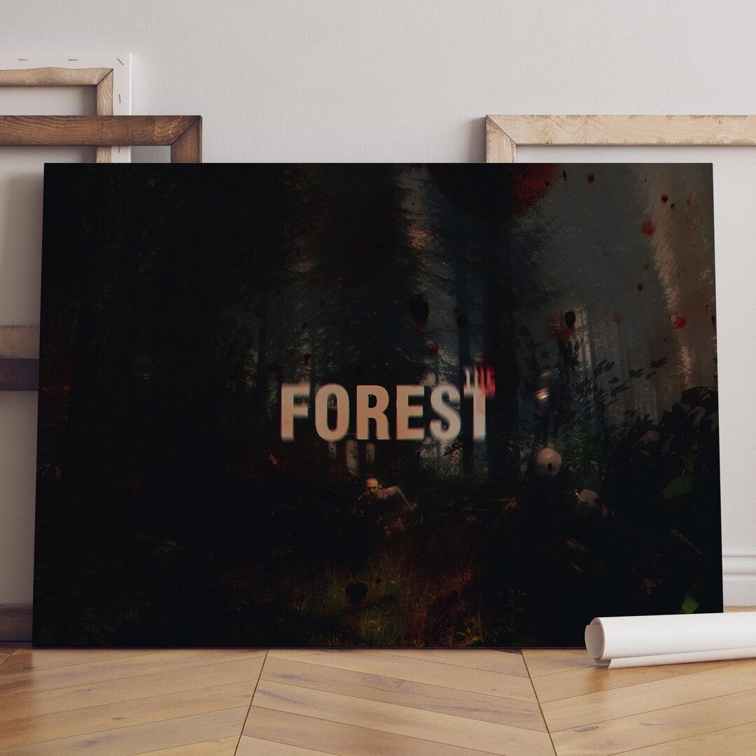 The Forest Poster / Dr. Mathew Wall Art / Game Print / Canvas Art Decor ...