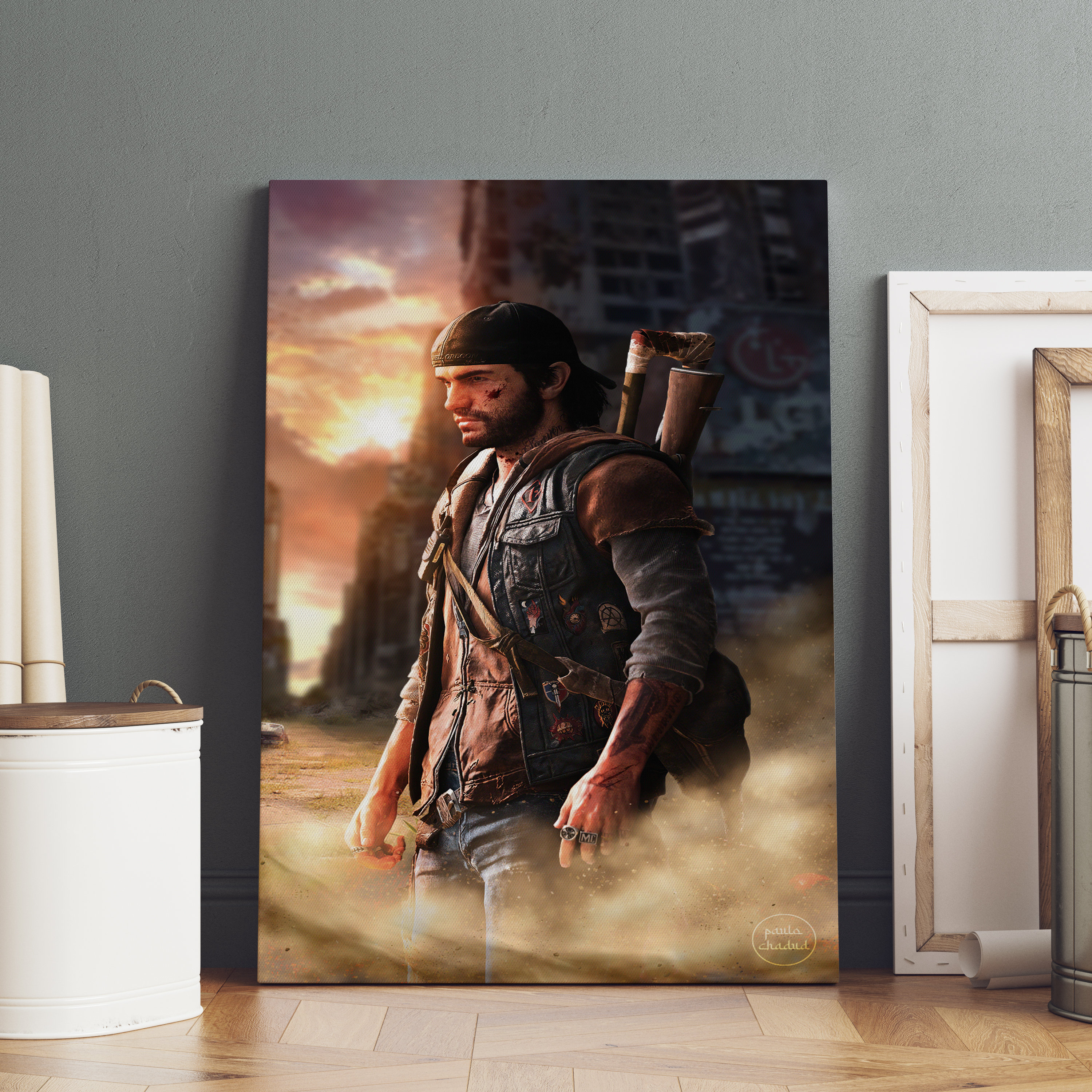Days Gone Poster Deacon Lee John Wall Art Premium Canvas - Etsy