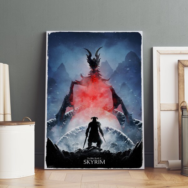 Elder Scrolls Wall Art - Etsy