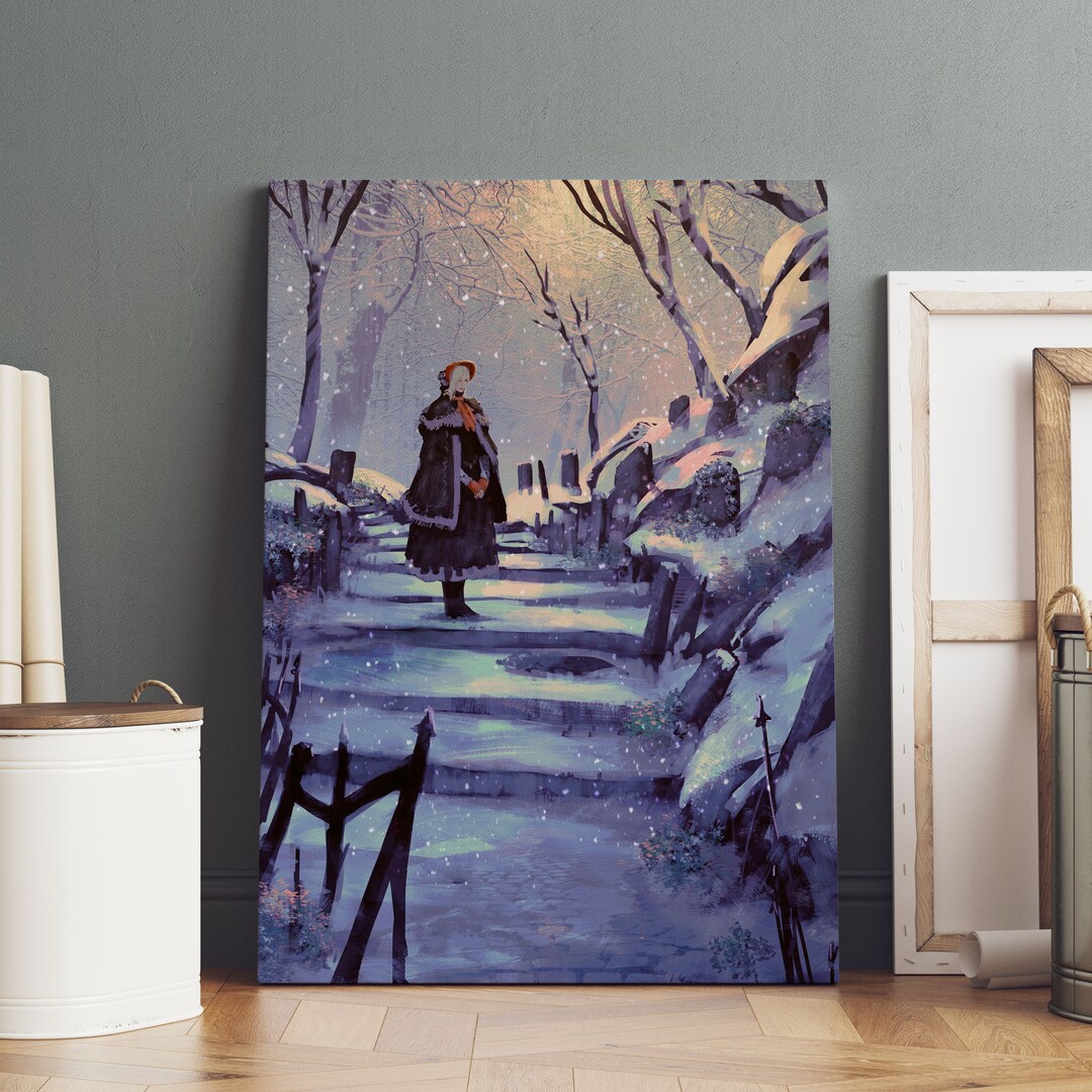 Bloodborne Poster, Lady Maria Wall Art, Premium Canvas Print, Game Fan ...