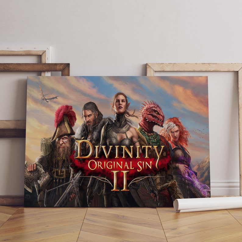 Divinity Original Sin Poster Ifan Ben-mezd Wall Art Premium - Etsy