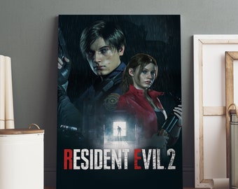 Resident Evil Poster Wall Art Wall Prints Home Decor Classic Matte ...