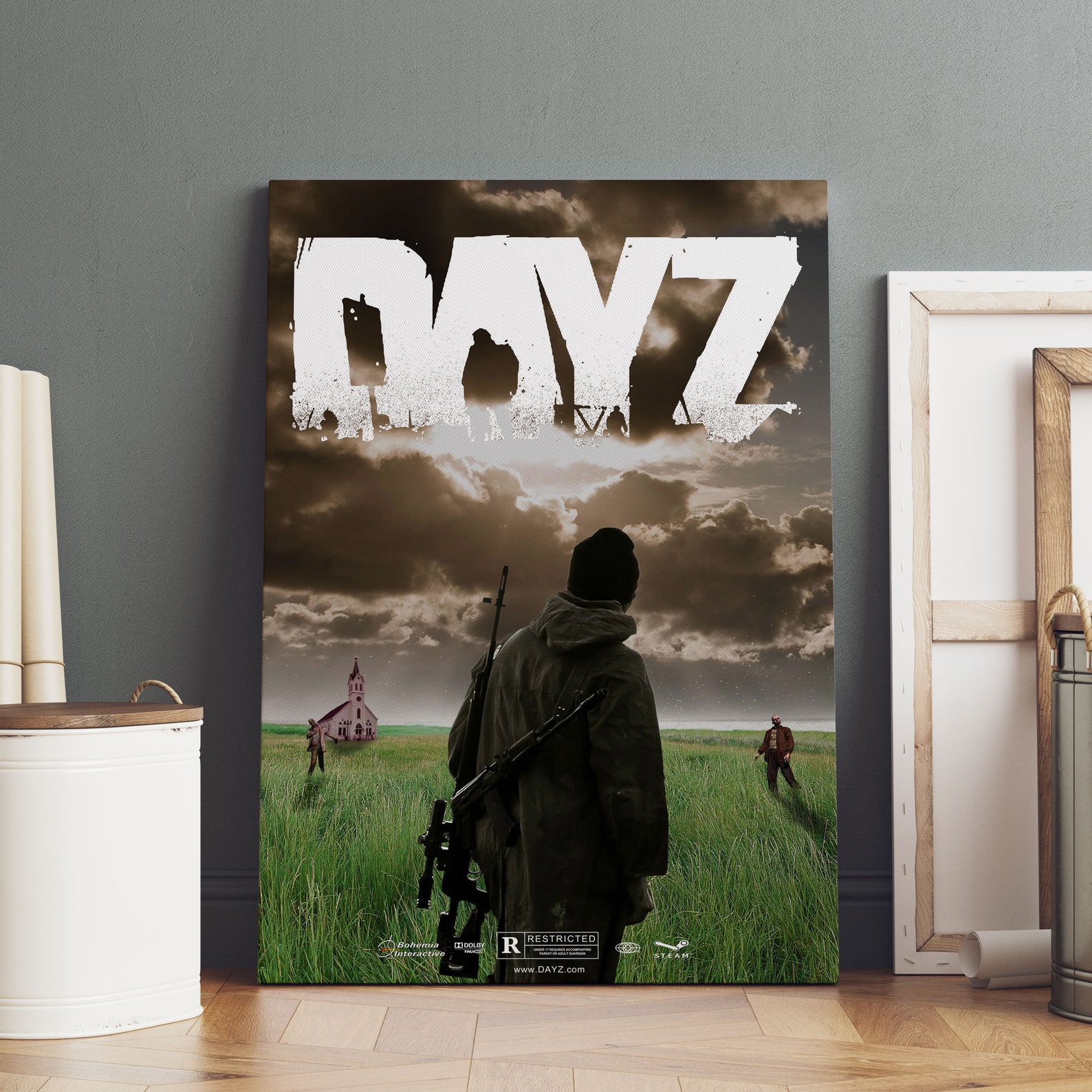 Dayz Poster Survival Game Wall Art Premium Canvas Print - Etsy