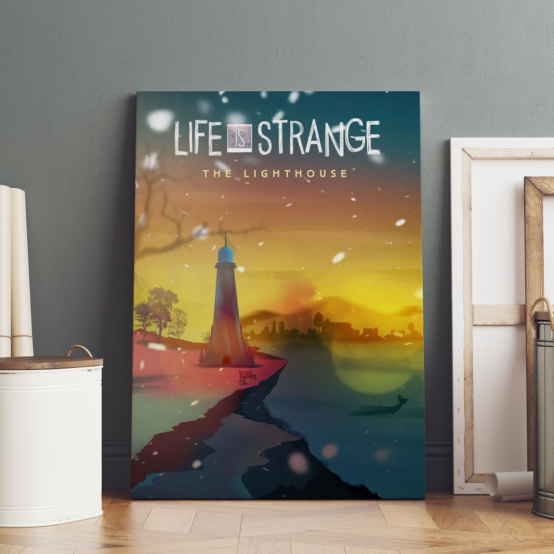 Life is Strange Poster, Max and Chloe Wall Art, Premium Canvas Print ...