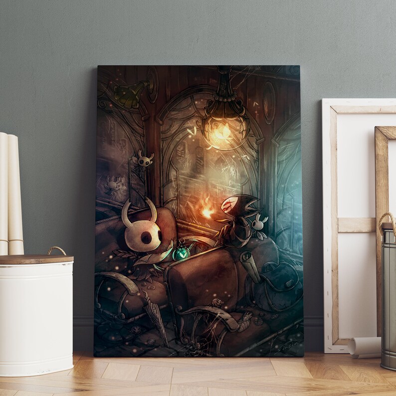 Hollow Knight Poster Hallownest Wall Art Premium Canvas - Etsy Canada