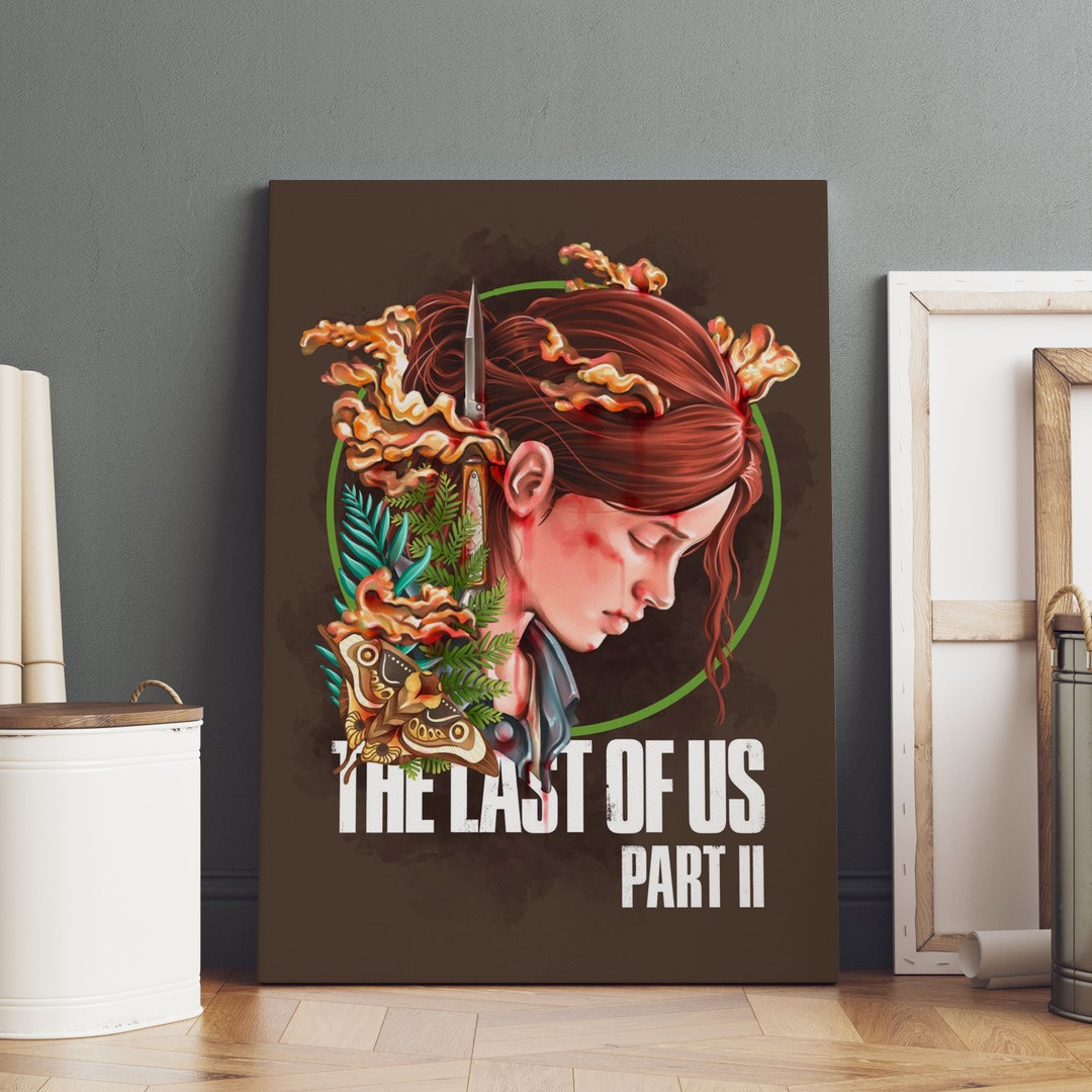 The Last of Us Poster, Ellie Wall Art, Premium Canvas Print, Game Fan ...