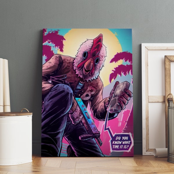 Hotline Miami Art - Etsy