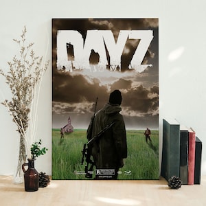 Dayz Poster, Survival Game Wall Art, Premium Canvas Print, Game Fan ...