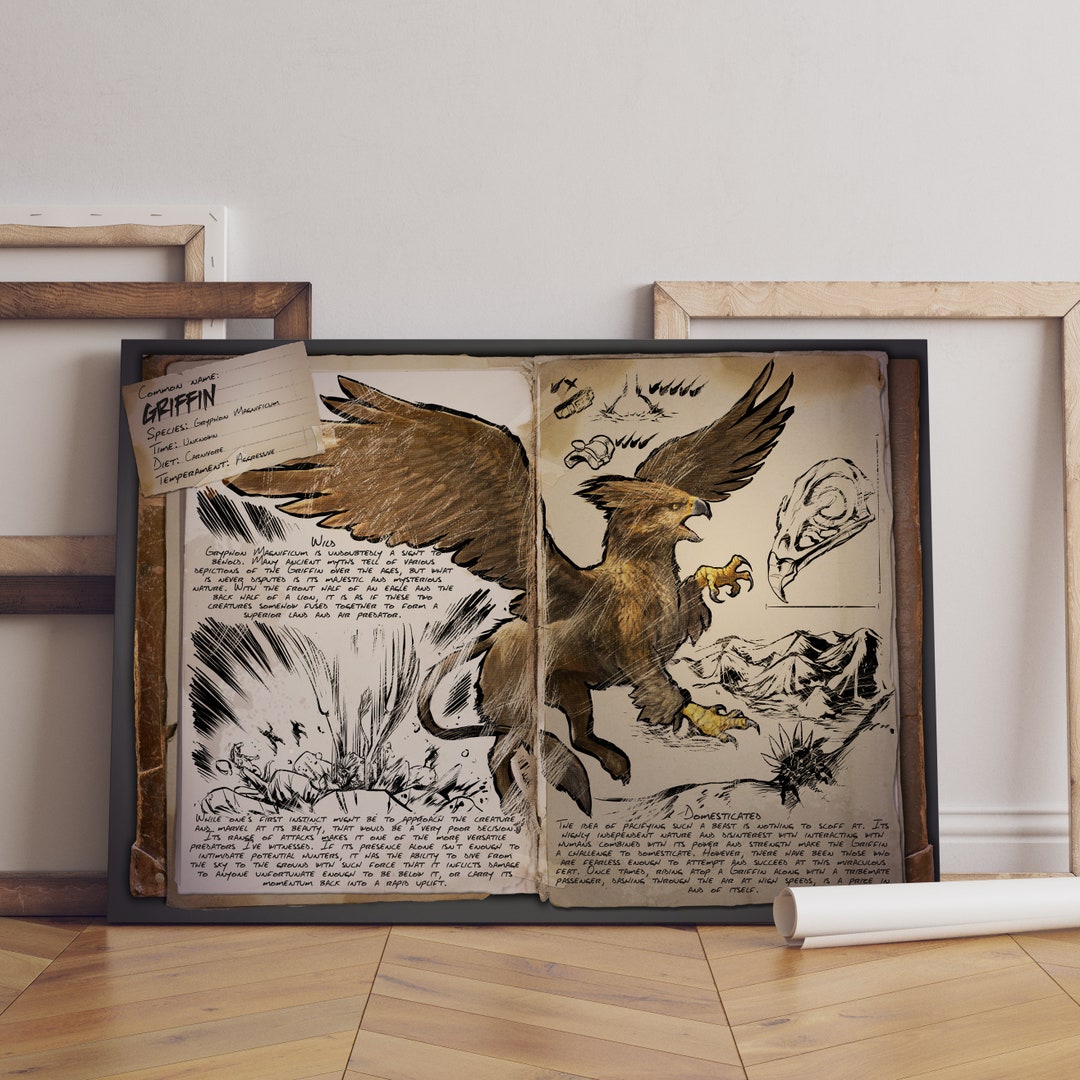 ARK Survival Evolved Poster, Dossiers Wall Art, Premium Canvas Print ...