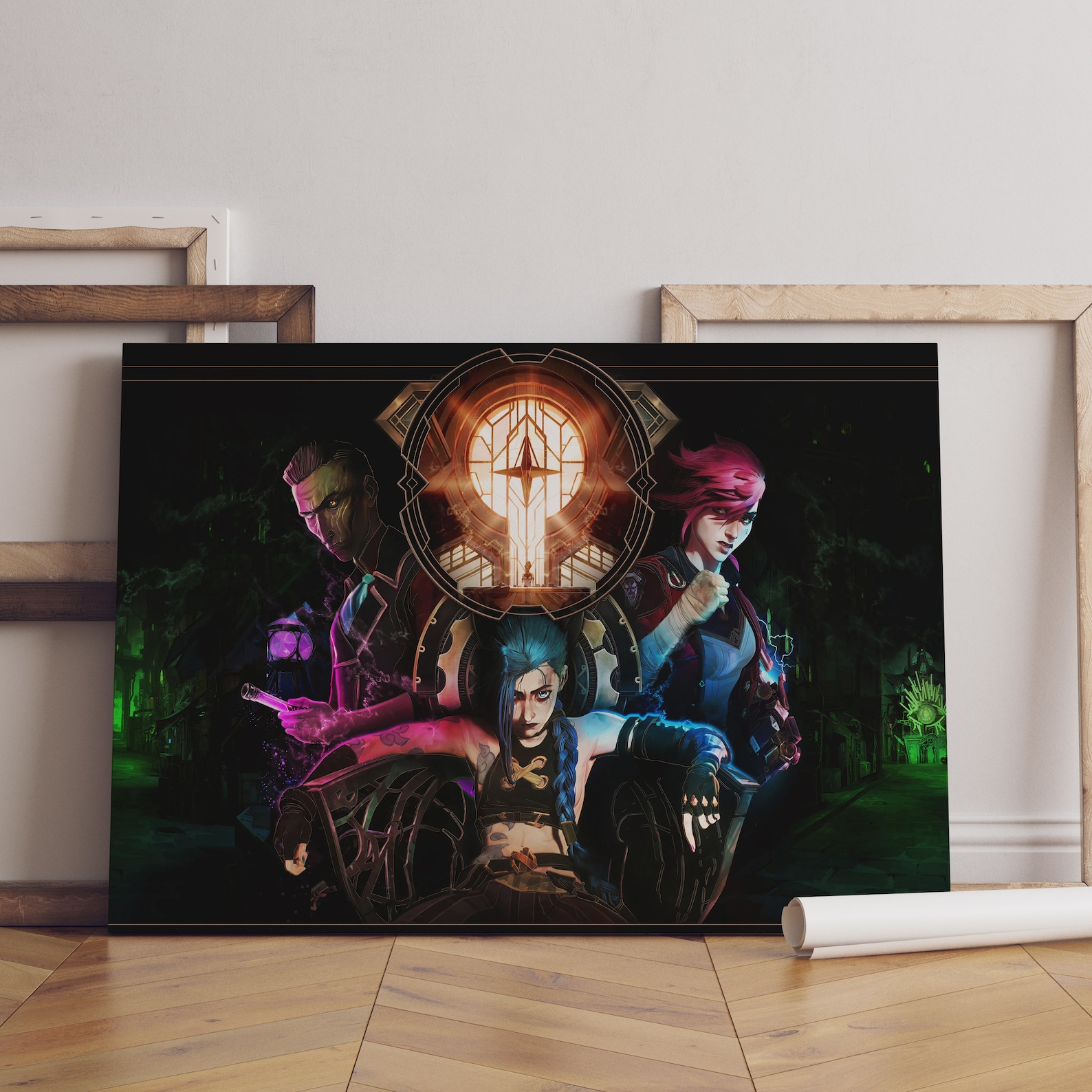 Arcane Poster Jinx Wall Art Premium Canvas Print Game Fan - Etsy