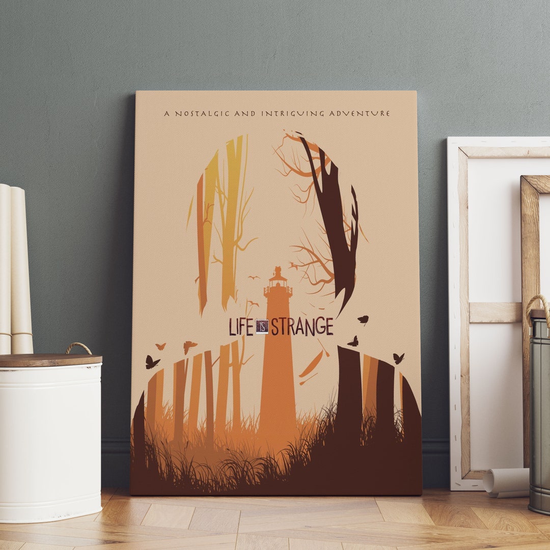 Life is Strange Poster, Max and Chloe Wall Art, Premium Canvas Print ...