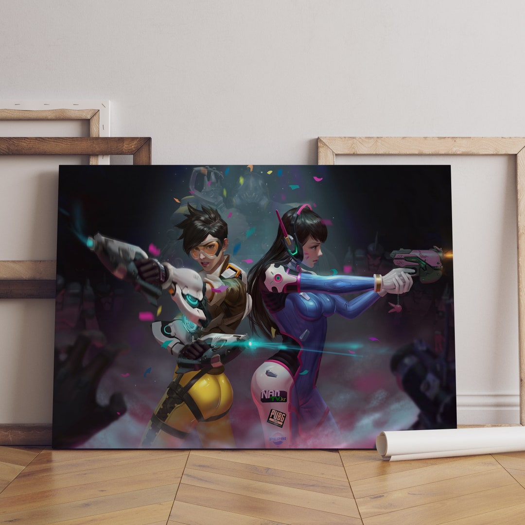 Overwatch Poster Widowmaker Wall Art Premium Canvas Print - Etsy