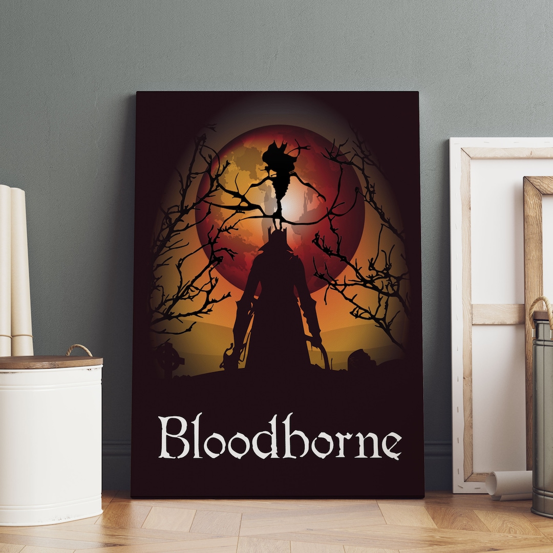 Bloodborne Poster, Lady Maria Wall Art, Premium Canvas Print, Game Fan ...