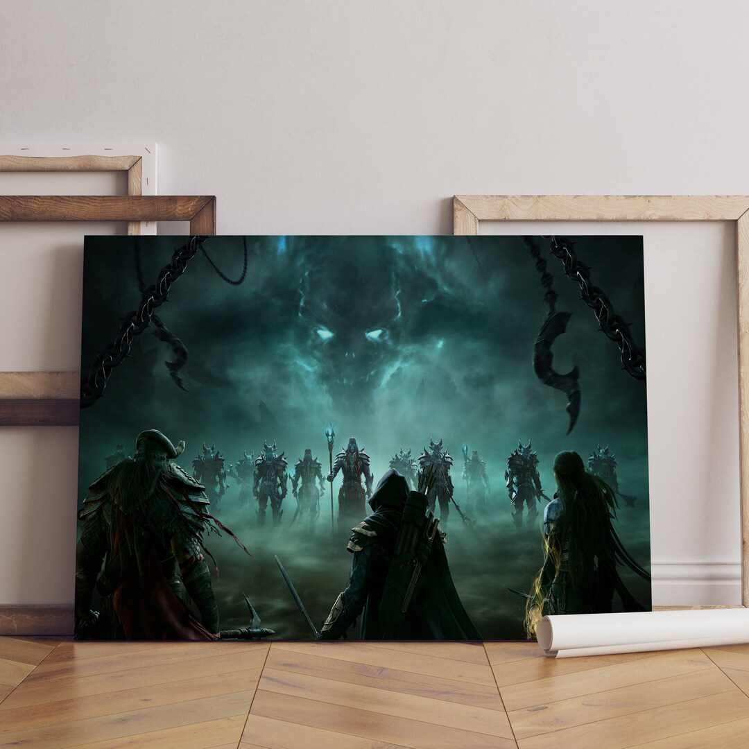 The Elder Scrolls V Skyrim Poster Dragonborn Wall Art - Etsy