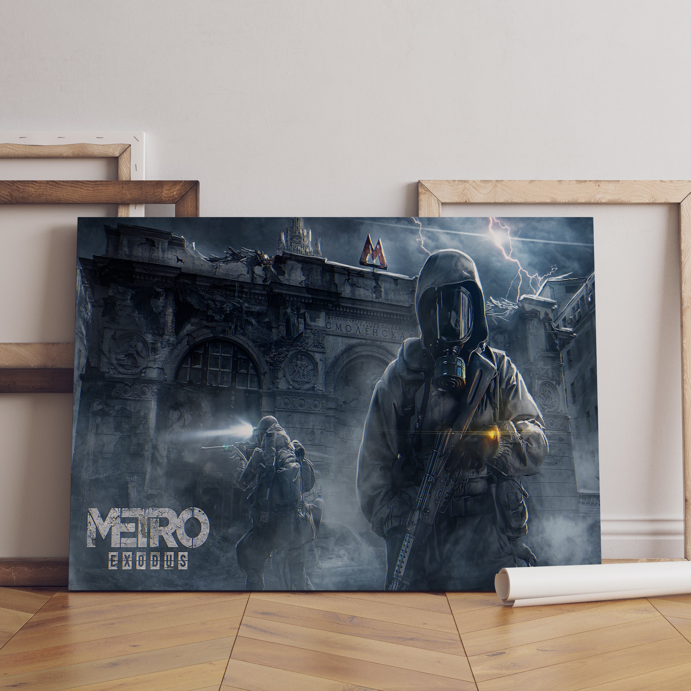 Metro Exodus Poster Artyom Wall Art Premium Canvas Print - Etsy