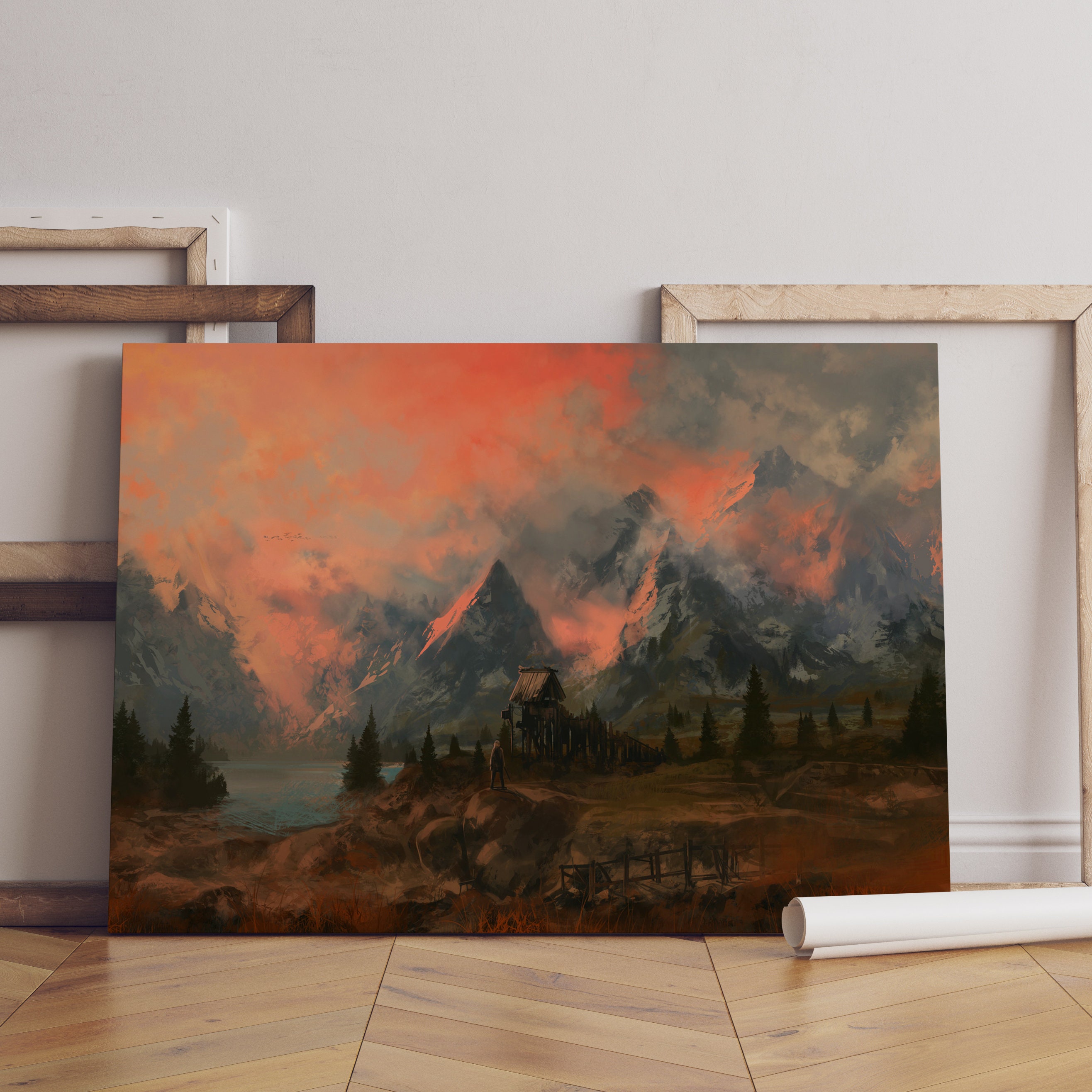 The Elder Scrolls V Skyrim Poster Dragonborn Wall Art - Etsy