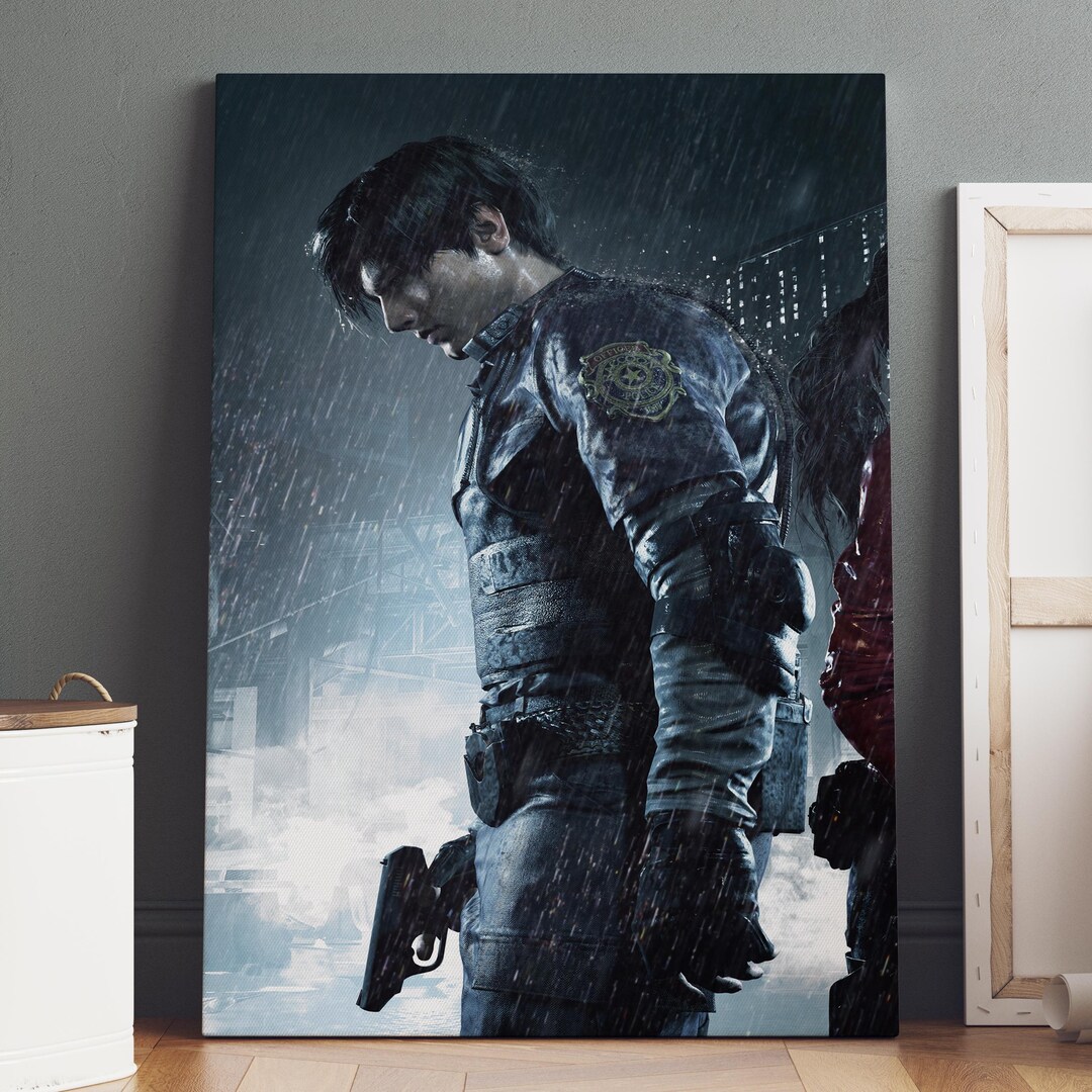 Resident Evil Game Poster / Hearthian Wall Art / Game Print / Canvas ...