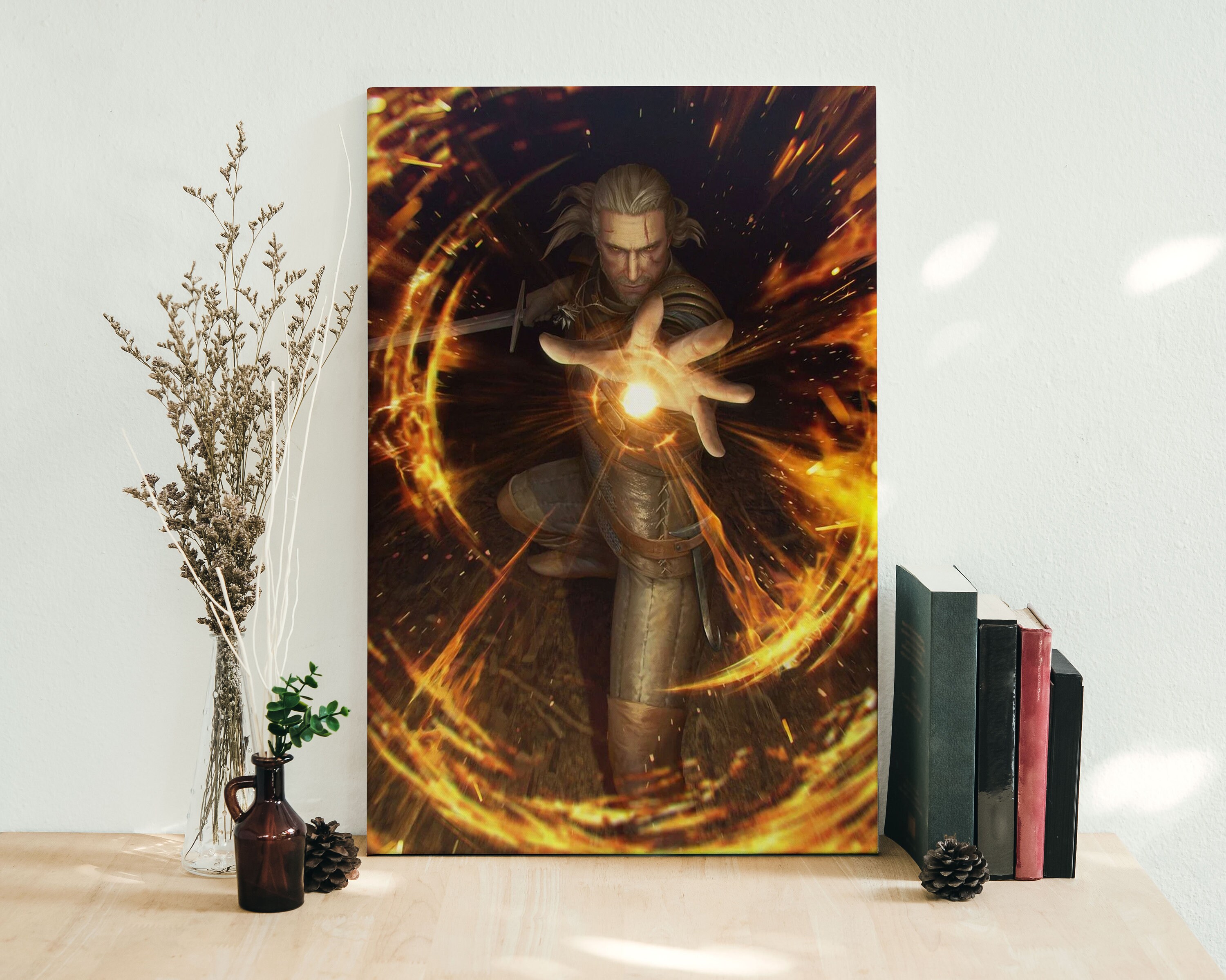 The Witcher 3 Wild Hunt Poster, Geralt Of Rivia Wall Art