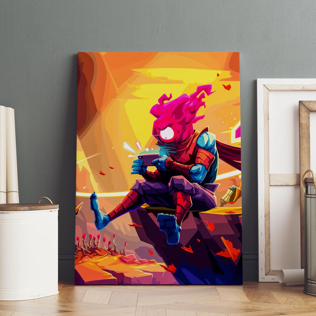 Dead Cells Poster, the Beheaded Wall Art, Premium Canvas Print, Game ...