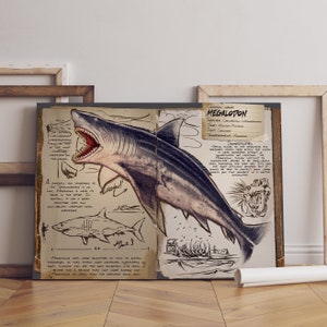 ARK Survival Evolved Poster, Dossiers Wall Art, Premium Canvas Print ...