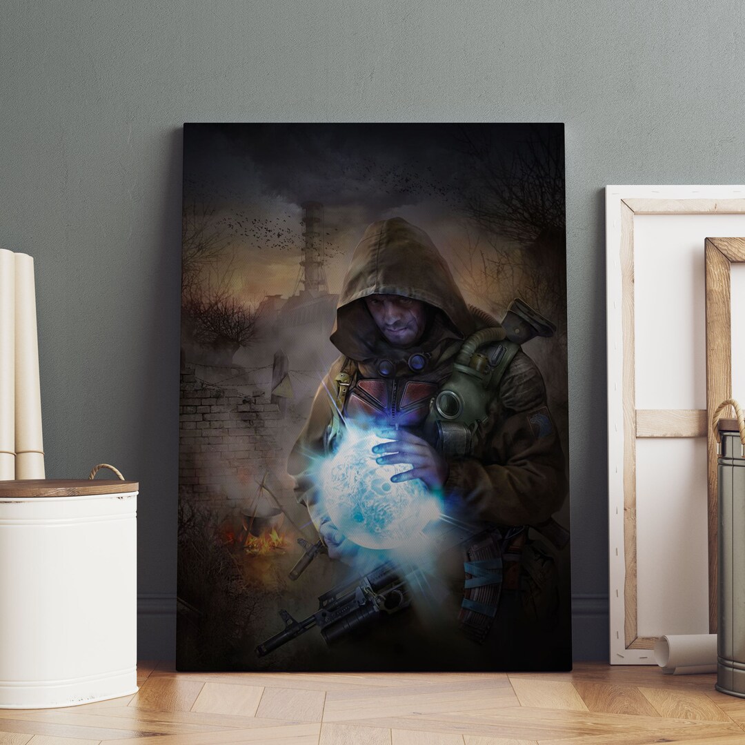 STALKER Poster, Shadow of Chernobyl Wall Art, Premium Canvas Print ...