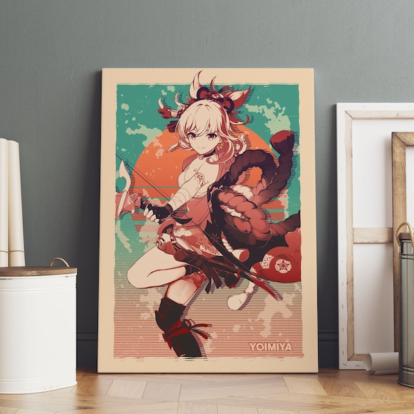 Yoimiya Genshin Poster - Etsy