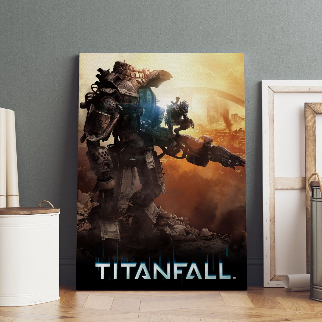 Titanfall Poster, Jack Cooper Wall Art, Premium Canvas Print, Game Fan ...