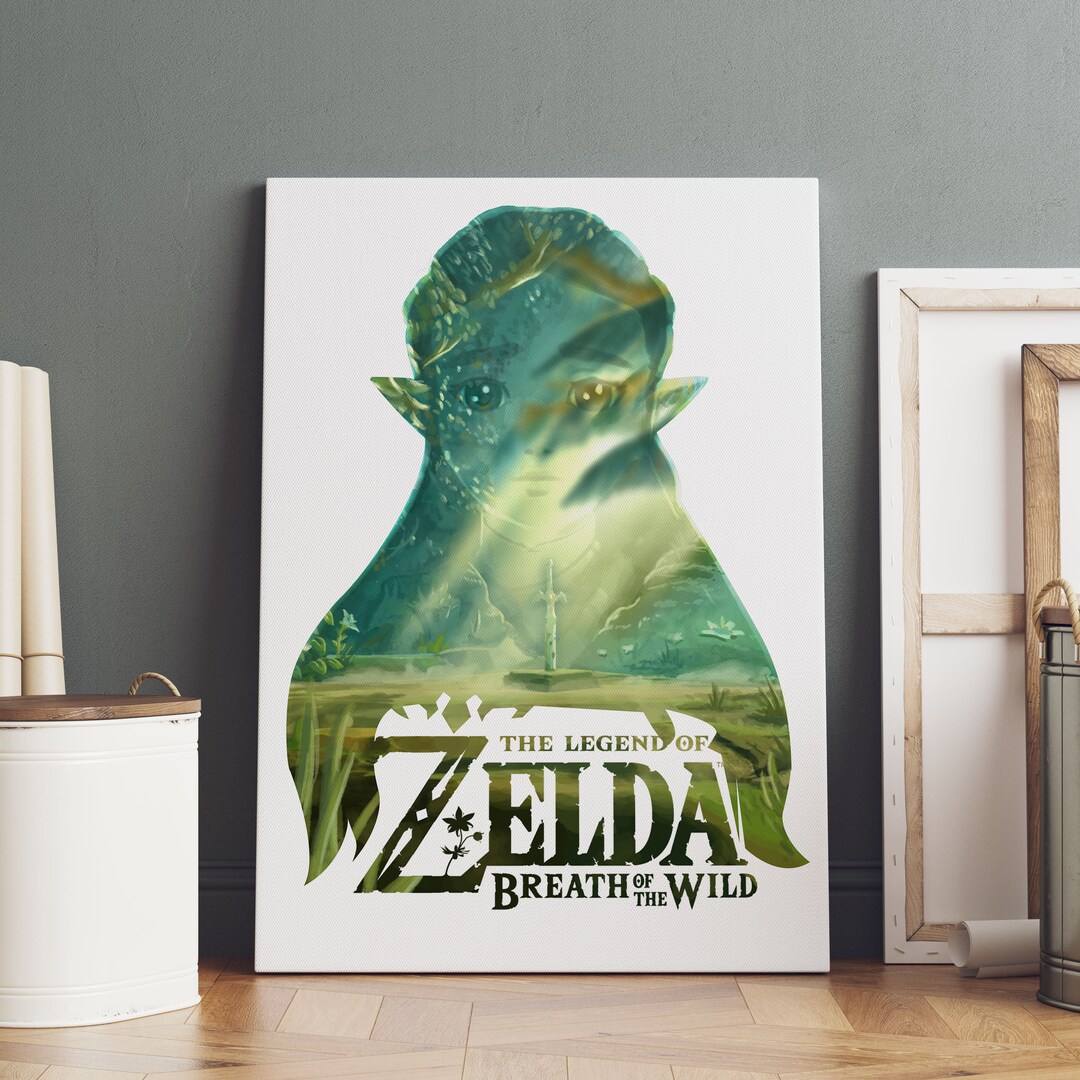The Legend of Zelda Poster, Breath of the Wild Wall Art, Premium Canvas ...