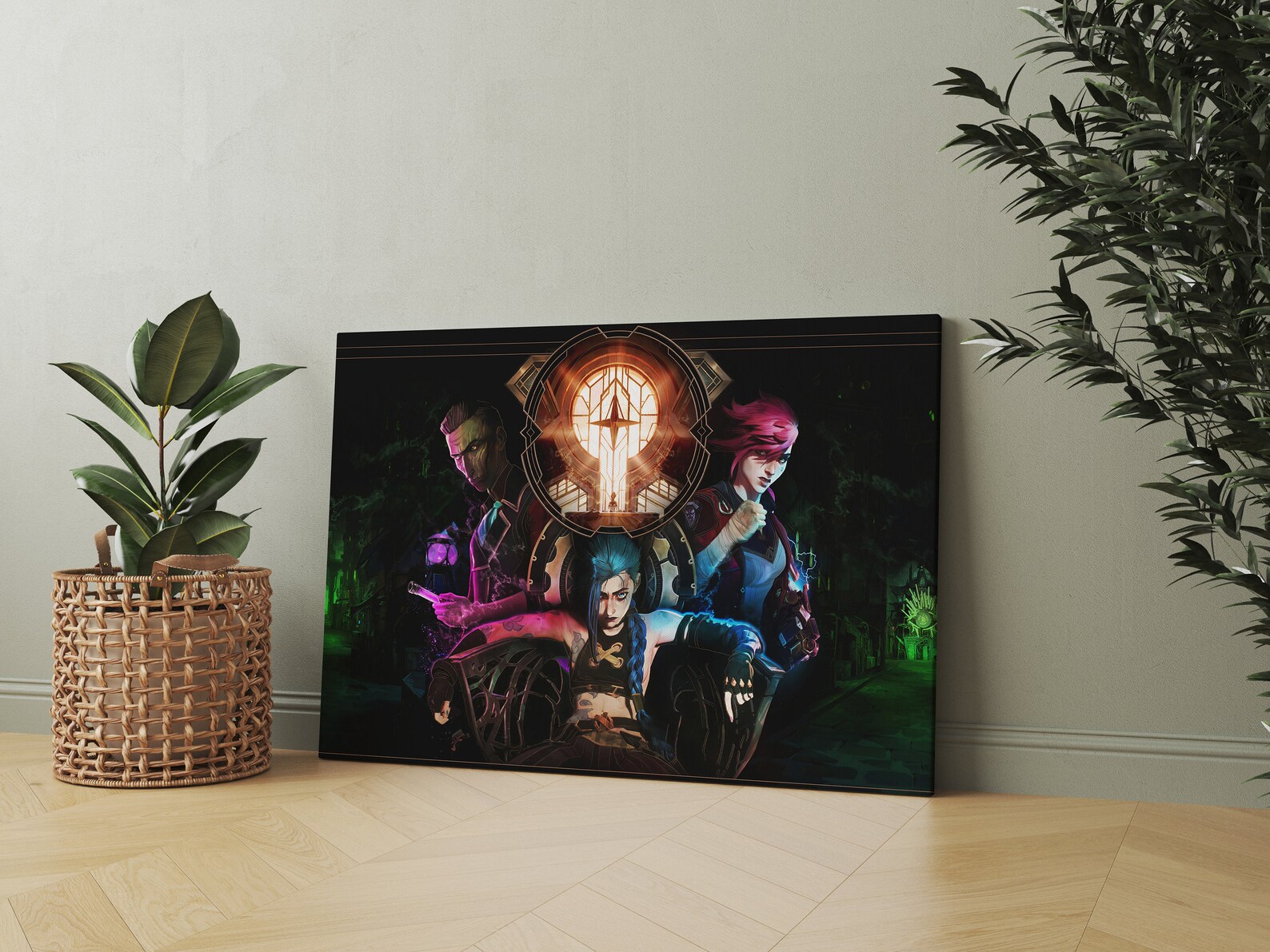 Arcane Poster Jinx Wall Art Premium Canvas Print Game Fan - Etsy