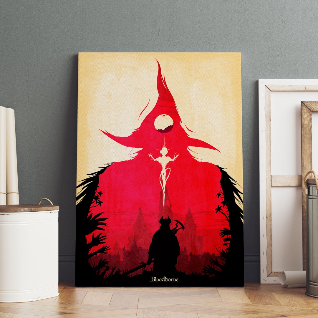 Bloodborne Poster, Lady Maria Wall Art, Premium Canvas Print, Game Fan ...