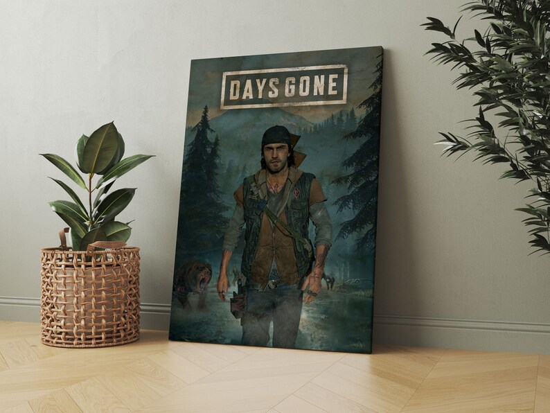 Days Gone Poster Deacon Lee John Wall Art Premium Canvas - Etsy
