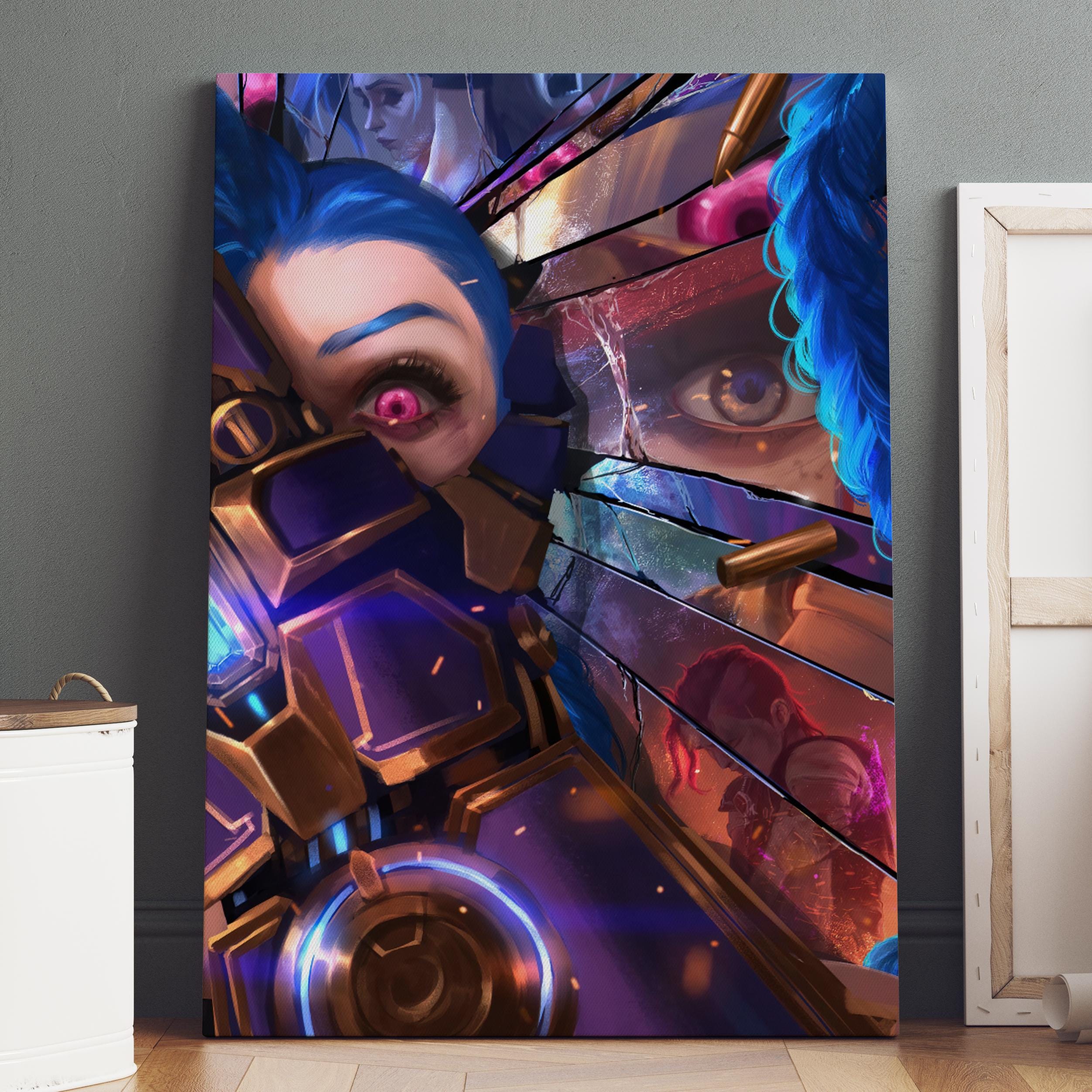 Arcane Poster / Jinx & Vi Wall Art / Game Print / Canvas Art Decor #2 ...