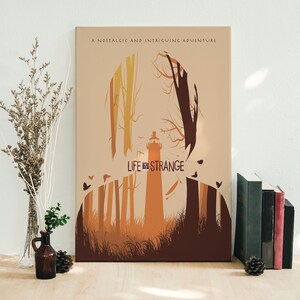 Life is Strange Poster, Max and Chloe Wall Art, Premium Canvas Print ...