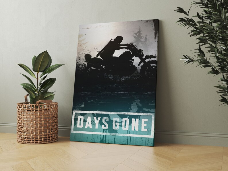Days Gone Poster, Deacon Lee John Wall Art, Premium Canvas Print, Game ...