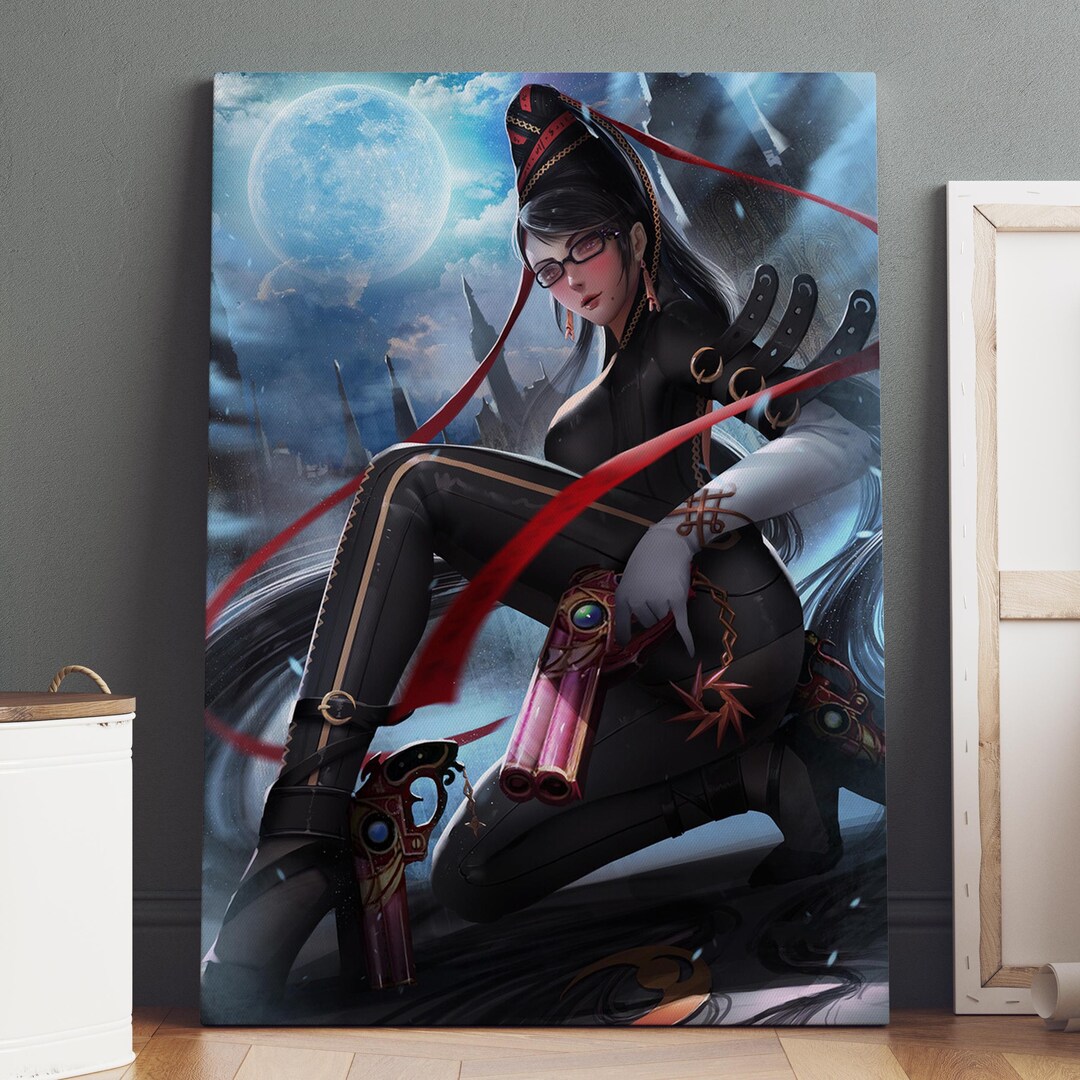 Bayonetta Poster / Jeanne Wall Art / Game Print / Canvas Art Decor - Etsy