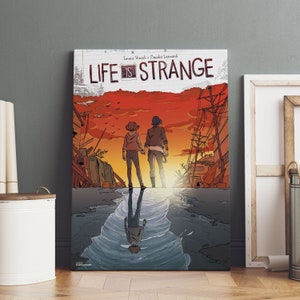 Life is Strange Poster, Max and Chloe Wall Art, Premium Canvas Print ...