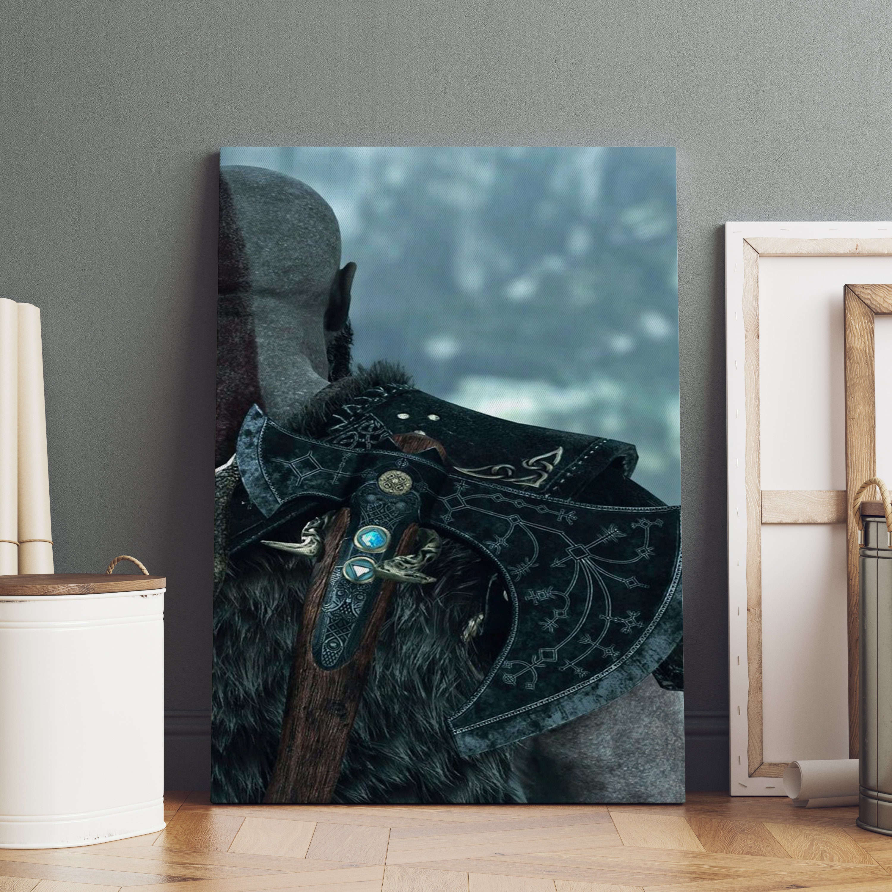 God of War Poster Atreus Wall Art Premium Canvas Print Game - Etsy