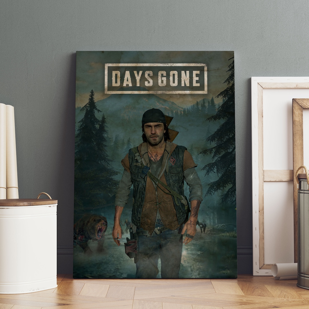 Days Gone Poster, Deacon Lee John Wall Art, Premium Canvas Print, Game ...