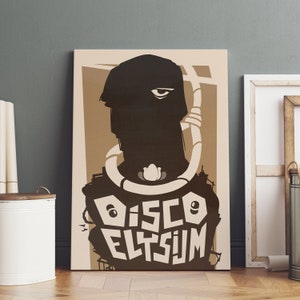 Disco Elysium Poster, Revachol Wall Art, Premium Canvas Print, Game Fan ...