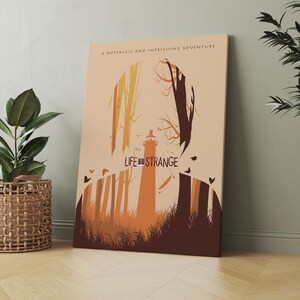 Life is Strange Poster, Max and Chloe Wall Art, Premium Canvas Print ...