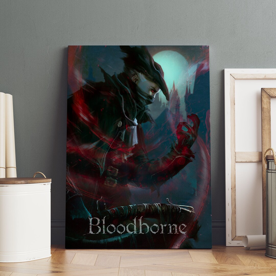 Bloodborne Poster, Lady Maria Wall Art, Premium Canvas Print, Game Fan ...