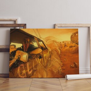 Rust Poster, Survival Game Wall Art, Premium Canvas Print, Game Fan ...
