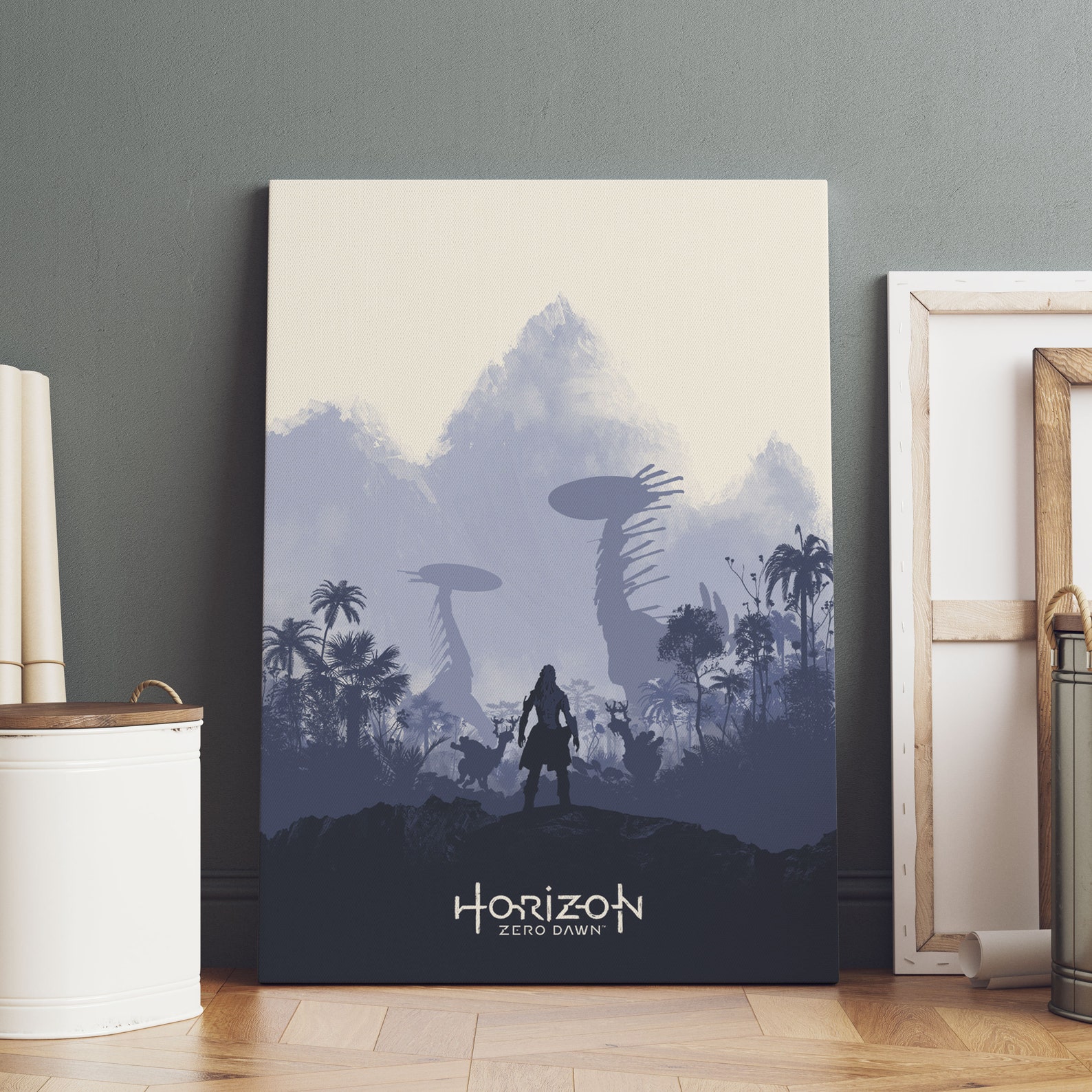 Horizon Zero Dawn Poster Aloy Wall Art Premium Canvas Print - Etsy