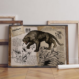 ARK Survival Evolved Poster, Dossiers Wall Art, Premium Canvas Print ...