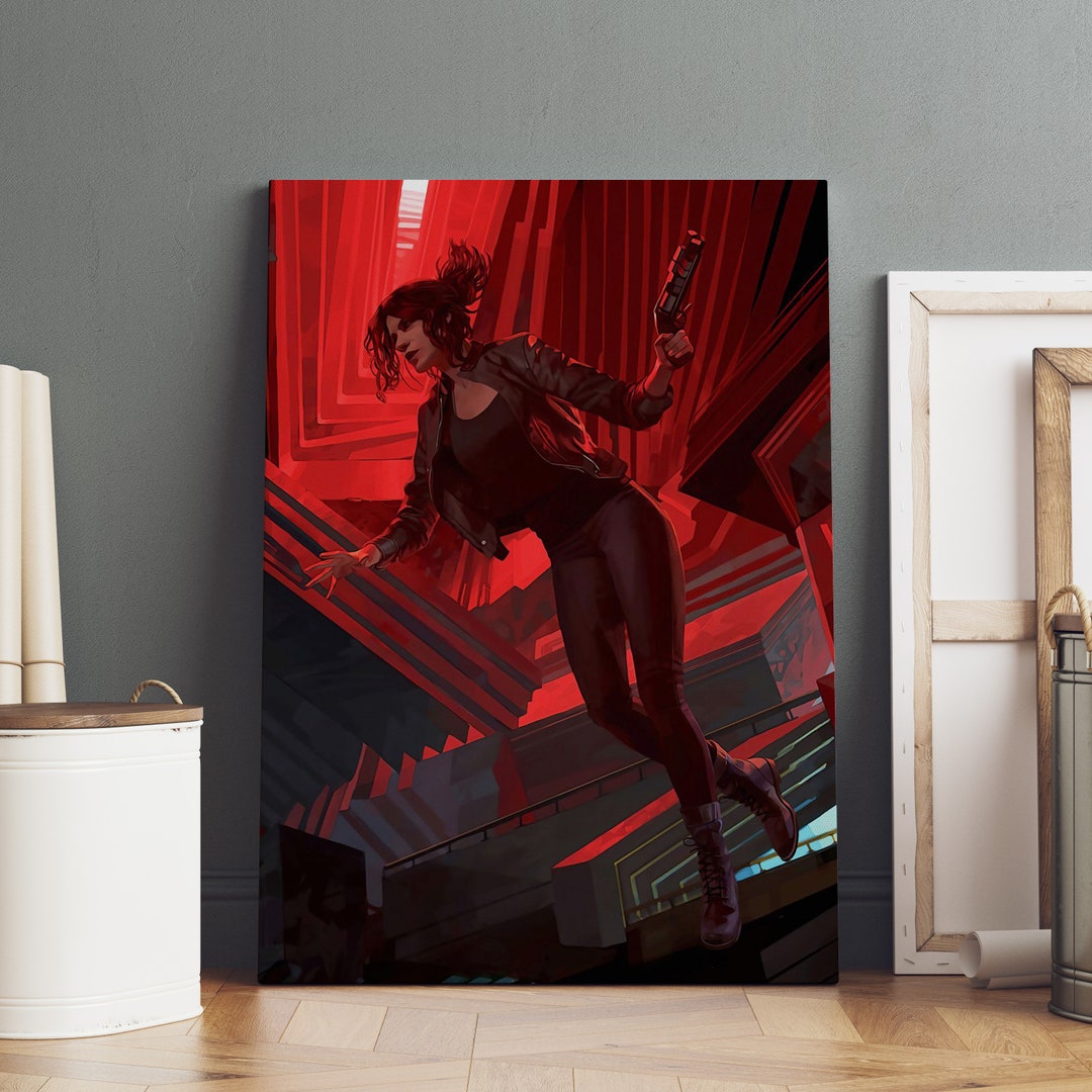 Control Poster, Jesse Faden Wall Art, Premium Canvas Print, Game Fan ...