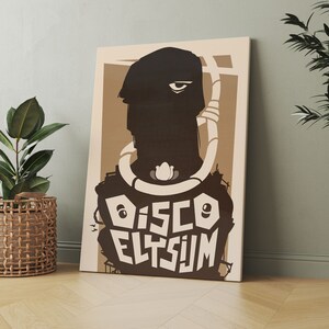 Disco Elysium Poster, Revachol Wall Art, Premium Canvas Print, Game Fan ...