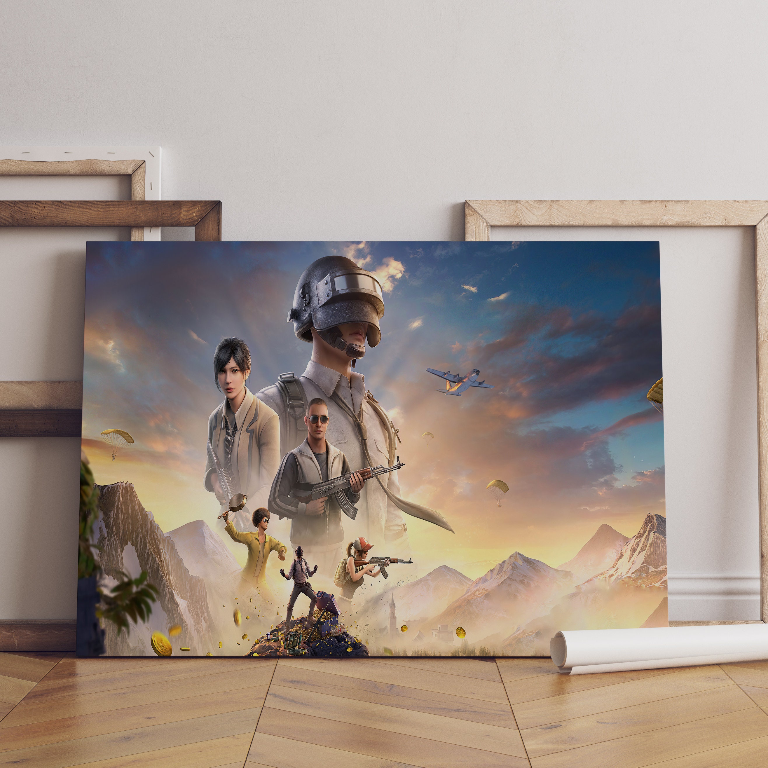 PUBG: Battlegrounds Poster Battle Royale Wall Art Premium - Etsy