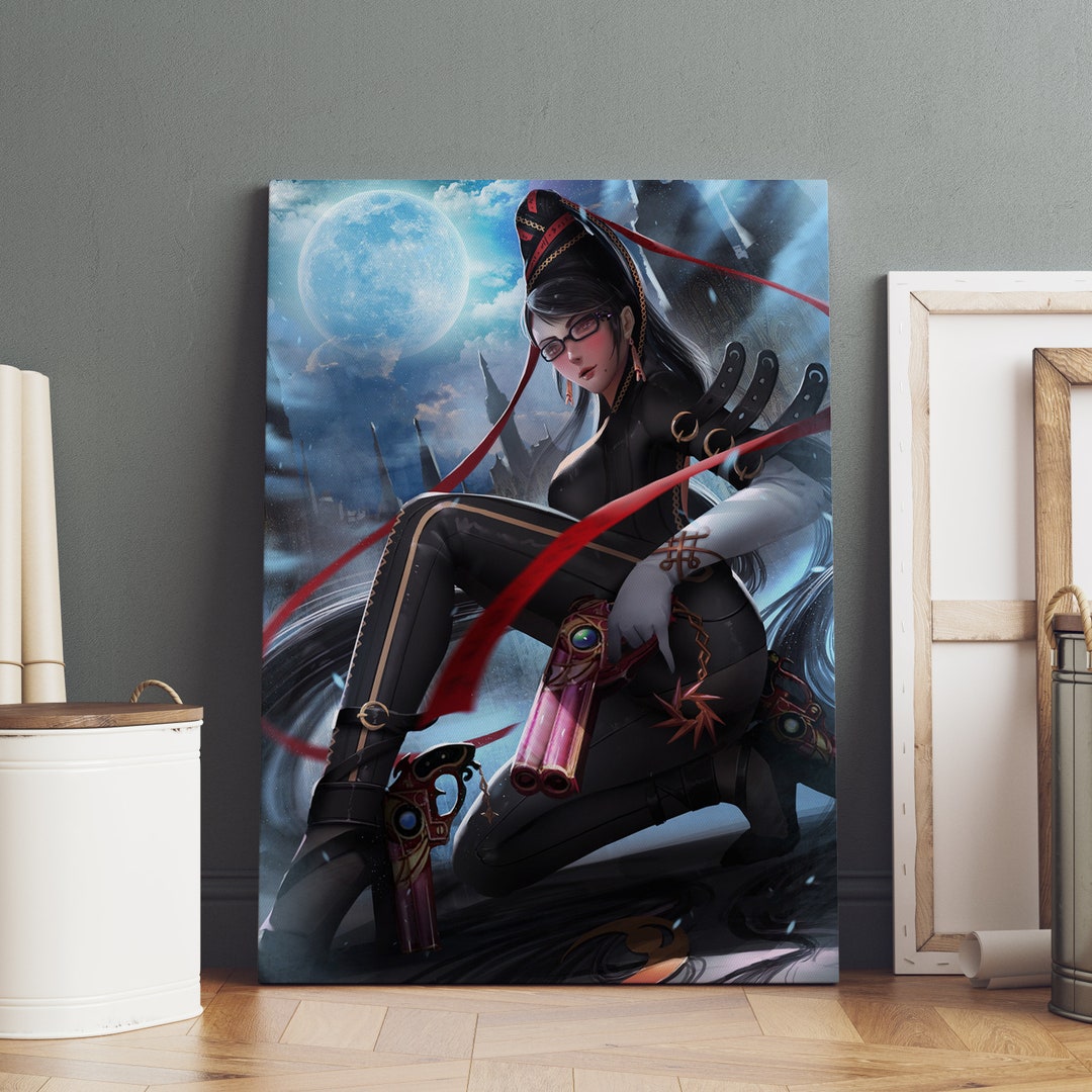 Bayonetta Poster, Cereza Wall Art, Premium Canvas Print, Game Fan Gift ...