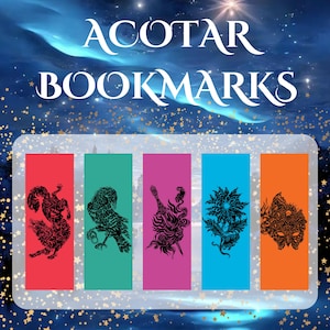 ACOTAR Bookmark | ACOTAR Cover Design | ACOTAR Merch | Fantasy Book ...